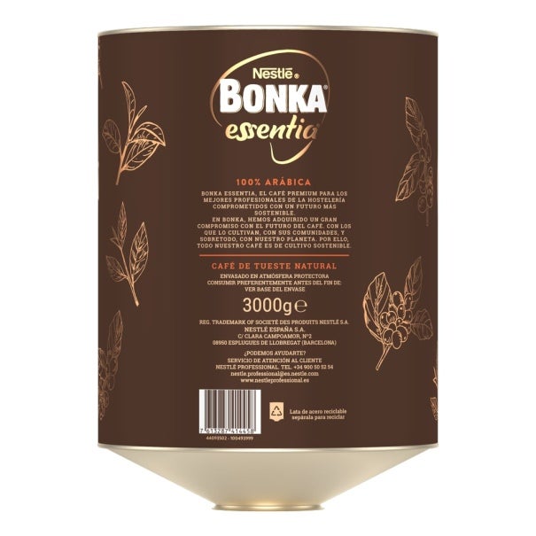 BONKA ESSENTIA Lata 3kg 100% Arabica | Nestlé Professional